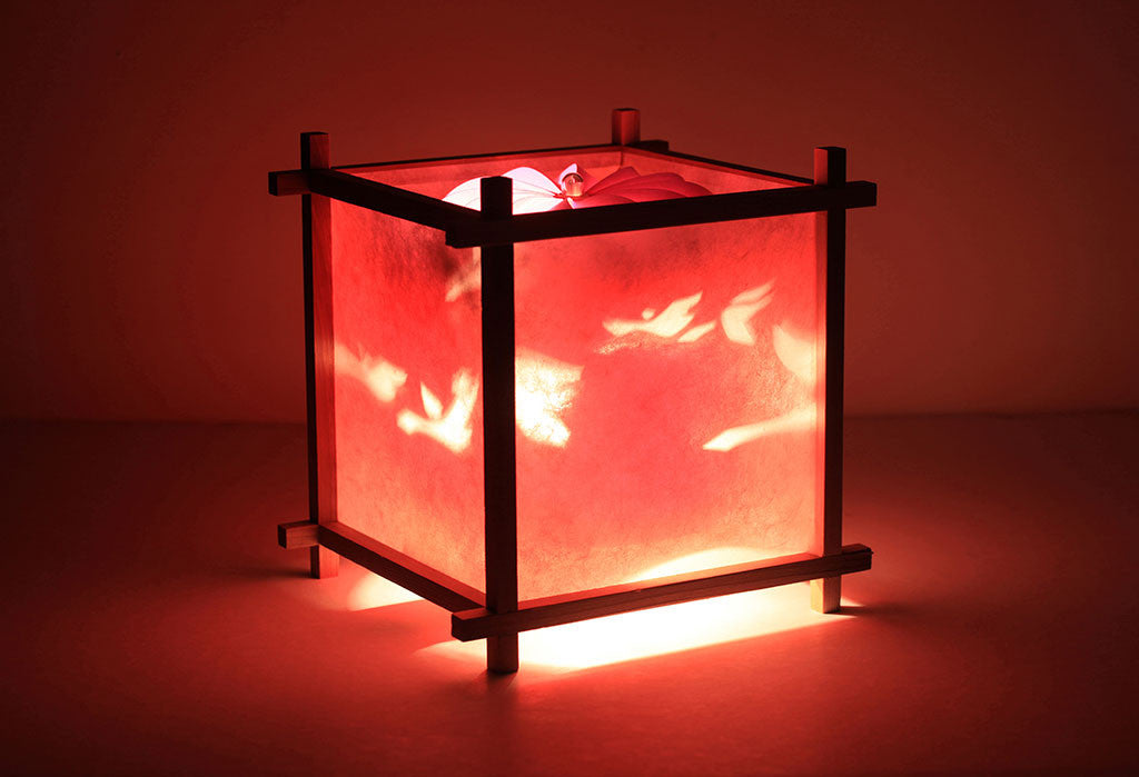 Flying Geese Rotating Kids Nightstand Lamp | Magic Lamp